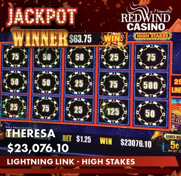 Winners - Jackpot Photos | Red Wind Casino Washington