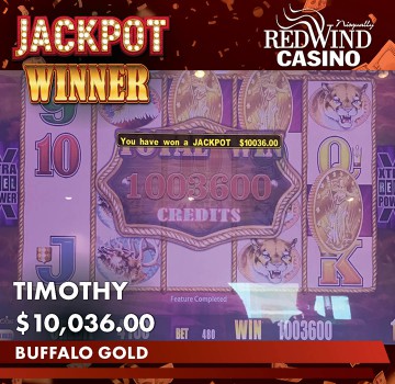 Winners - Jackpot Photos | Red Wind Casino Washington